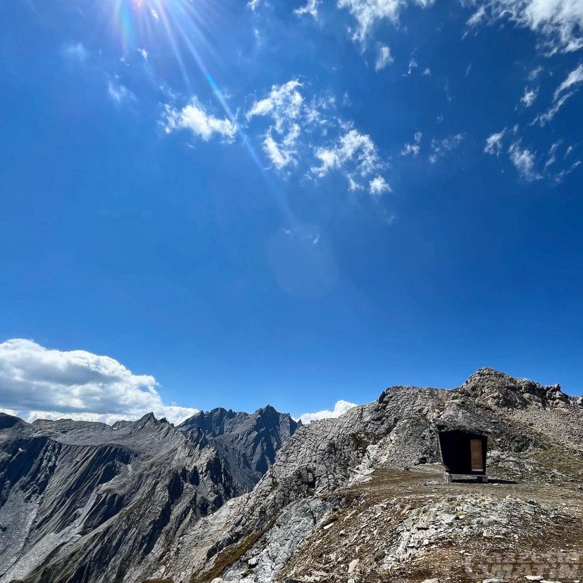 Skialp, posato al Mont Fourchon il bivacco Canavari-Letey