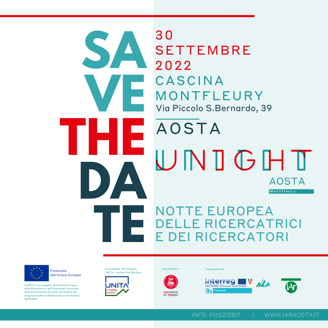 Aosta: il 30 settembre la Notte Europea dei Ricercatori Aosta: il 30 settembre la Notte Europea dei Ricercatori