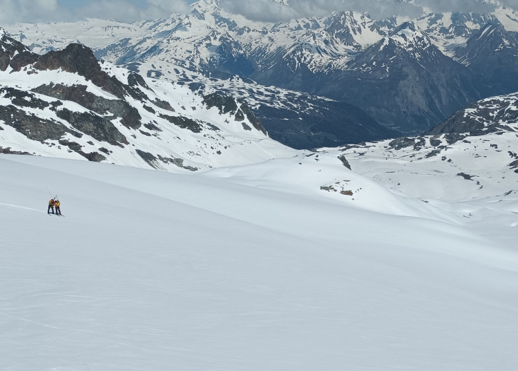 Ghiacciai: sul Rutor il miglior accumulo nevoso dopo il 2013 e 2018