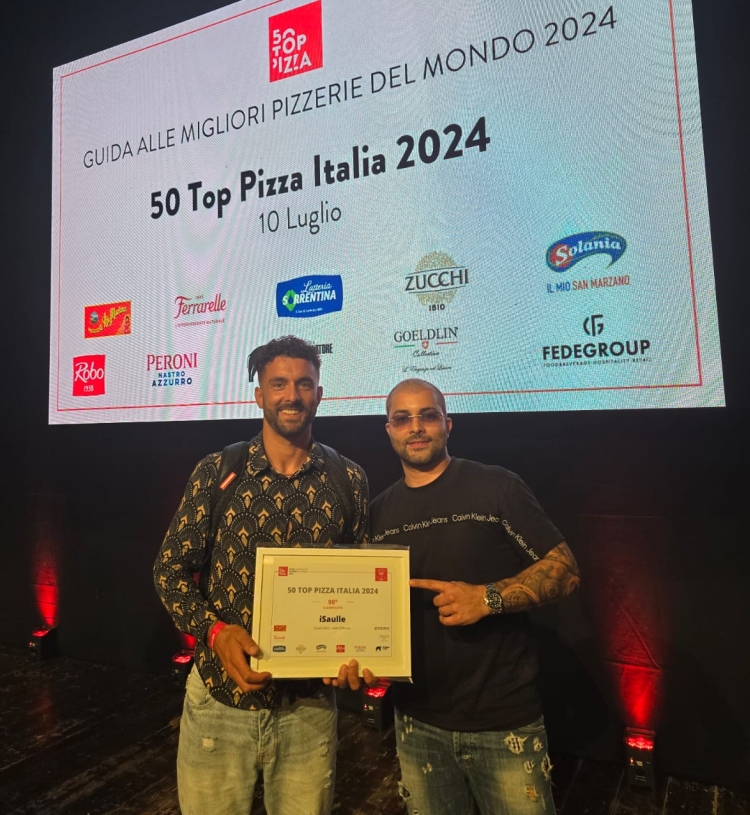 50 Top Pizza 2024: iSaulle tra le 100 migliori pizzerie d'Italia