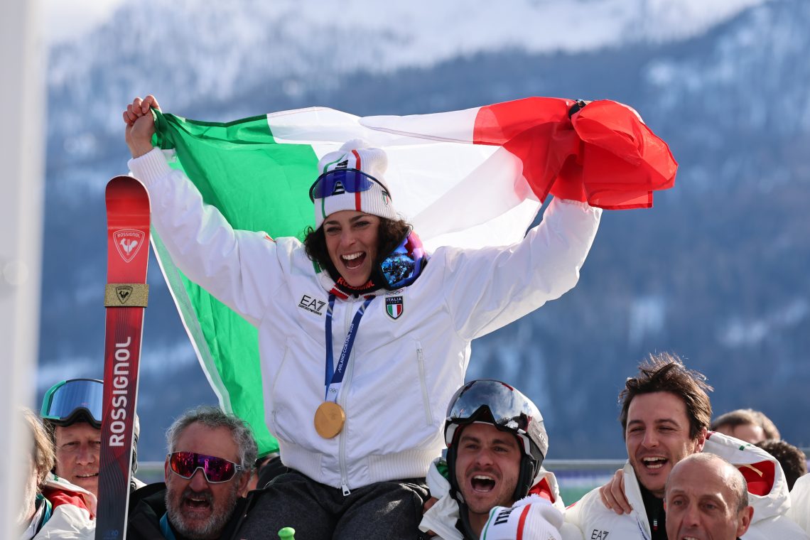 Federica Brignone dopo l'oro olimpico in superG: «È successo qualcosa ...